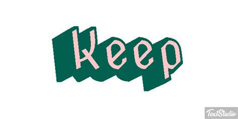 Keep Word Animated  Logo Designs