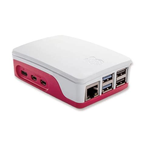 Корпус червоно білий для Raspberry Pi 5 офіційний Sc1159 купити в