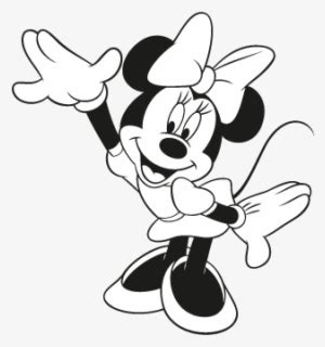 Minnie Mouse Outline Drawing