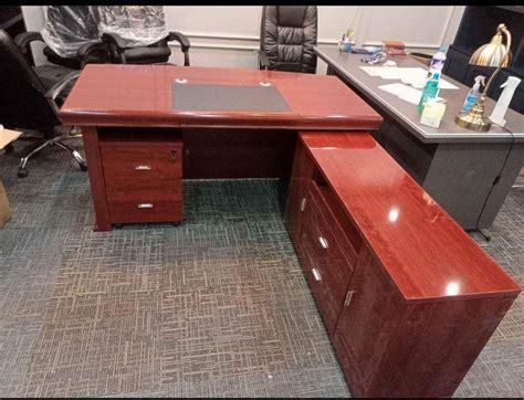 L Shape Executive Table Furniture And Home Living Office Furniture And Fixtures On Carousell