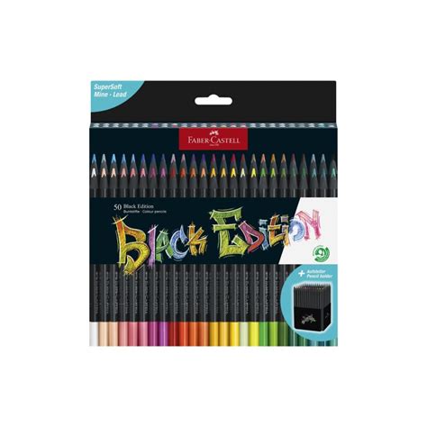 Faber Castell Black Edition Zestaw 50 Trójkątnych Kredek Sklep Plast