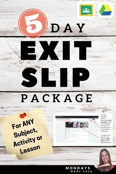 Exit Tickets Digital Exit Tickets And Ready To Print Exit Slips Any Subject Engaging