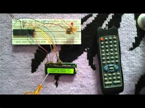 RC 5 Remote Control Decoder With PIC18F4550 And CCS C