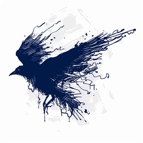 Raven Wings Tattoo