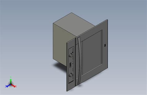 厨房嵌入式烤箱 Step 模型图纸下载 懒石网