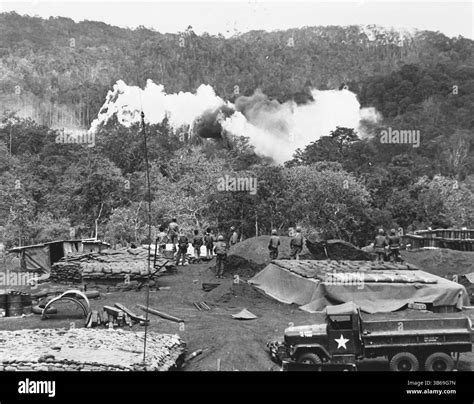 Soldiers Watch An Air Strike Just Outside The Ben Het Special Forces