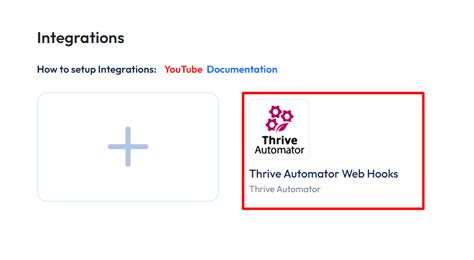 thrive automator integration with bit form