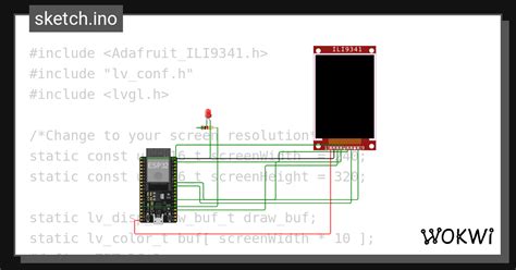 Esp32ili9341 Wokwi Esp32 Stm32 Arduino Simulator