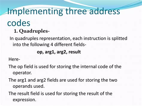 intermediate code generator pptx programming languages computing