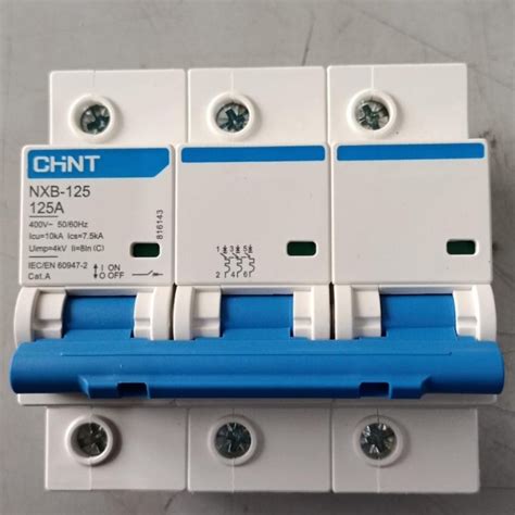 Jual Mcb Chint Nxb 125 3p 125a 3 Pole 100a Ampere Chnt Nxb125 Kota