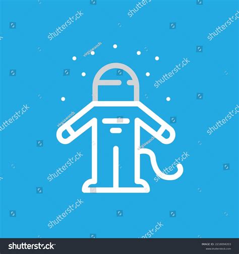 Image Space Related Vector Line Icons Stock Vector Royalty Free