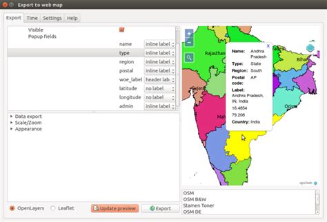 Qgis2web Create Web Maps