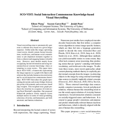 Sco Vist Social Interaction Commonsense Knowledge Based Visual