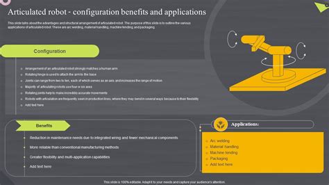articulated robot configuration benefits robotic automation systems for