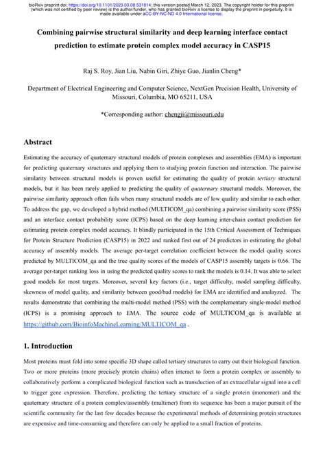 Pdf Combining Pairwise Structural Similarity And Deep Learning