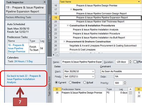 How To Trace Driving Logic In Microsoft Project 2010