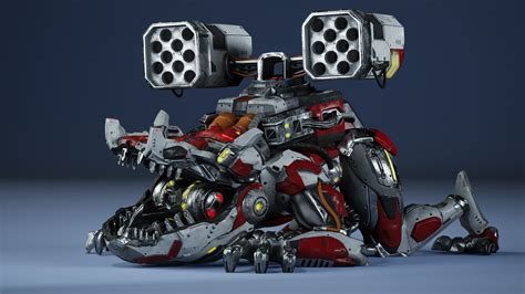 3d Model Sci Fi Frog Vr Ar Low Poly Cgtrader