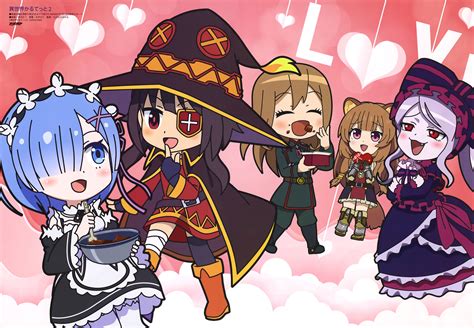 Isekai Quartet Anime Konosuba Wedding Ram Isekai Quartet Isekai