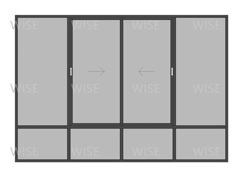 Modern Aluminum Sliding Window Aluminium Double Glass Double Slided