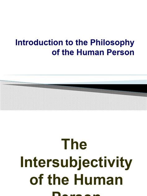 Intersubjectivity Pdf Psychology Behavioural Sciences