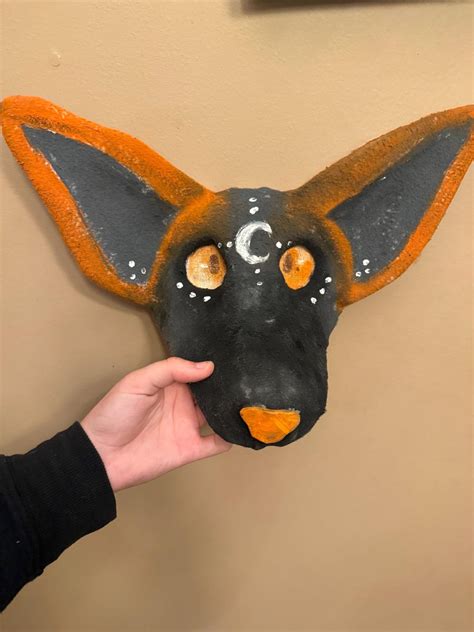 Cross Fox Therian Mask Etsy