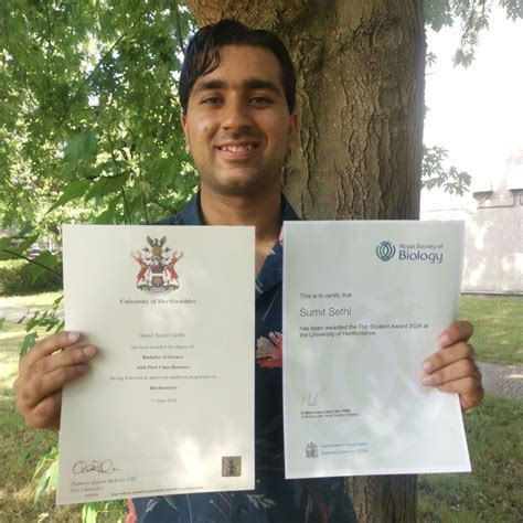 I Am Delighted To Share That I Have Graduated With First Class Honours