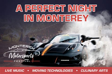 Monterey Motorsports Festival Aug 15 2026 Monterey Events Calendar
