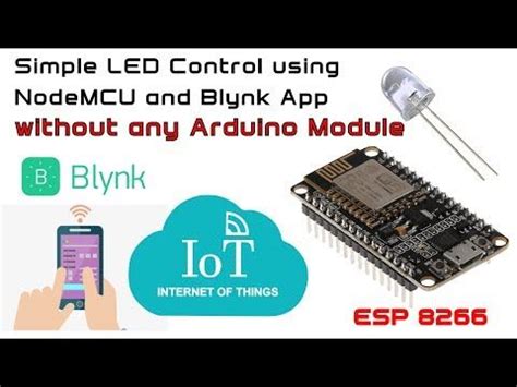 Simple LED Control Using NodeMCU ESP And Blynk App