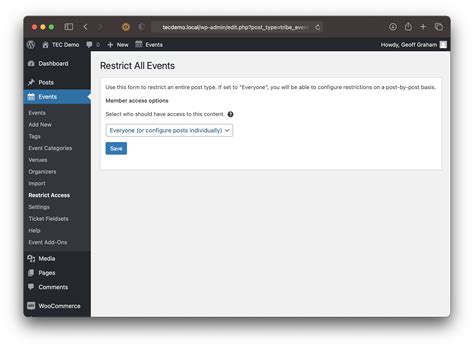 Integrating Restrict Content Pro With The Events Calendar Knowledgebase