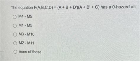 solved the equation f a b c d a b d a b c