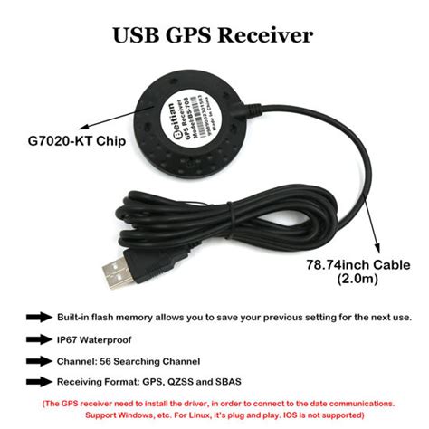 Getuscart Geekstory Bs 708 G Mouse Usb Gps Dongle Navigation Module G7020 Kt Chip External Gps