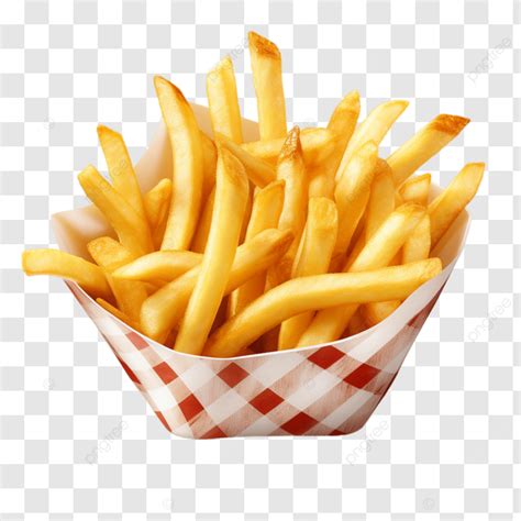 종이 봉지에서 쏟아져 나오는 패스트푸드 감자튀김 감자 튀김 흰 종이 가방 바삭한 튀김 Png 일러스트 및 이미지 에 대한