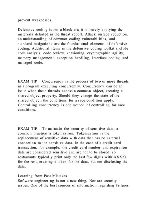 Defensive Coding Practices Is One Of The Most Critical Proactive S Pdf