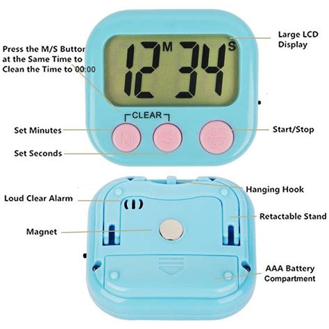 6 Pack Digital Timer For Teacher Small Timers For Vicedeal
