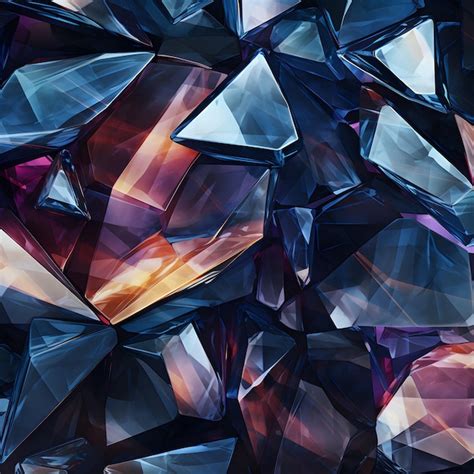 Premium Ai Image Gemstone Facet Texture