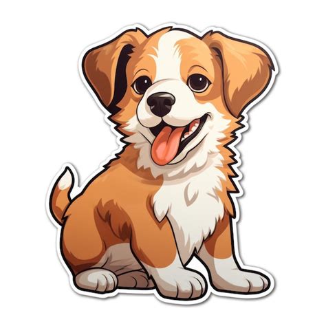 Premium Ai Image Puppy Young Dog Repeated Please Ignore Sticker