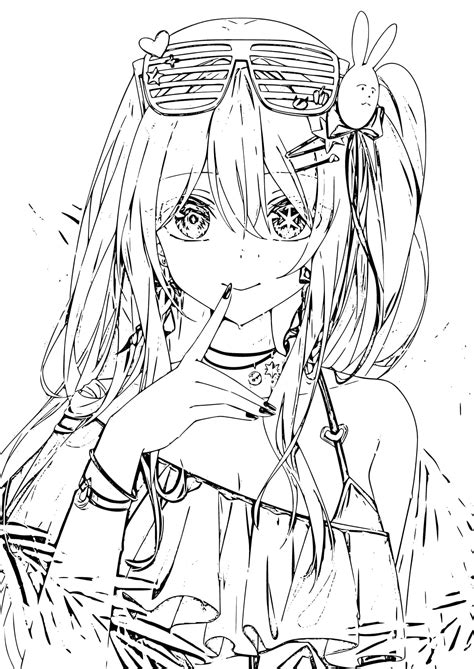 Oshi No Ko Coloring Pages ColoringLib