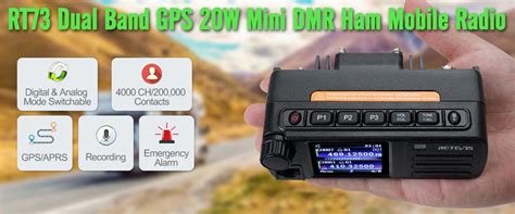 Retevis Rt73 Dmr Digital Car Mobile Transceiver Unicom Radio