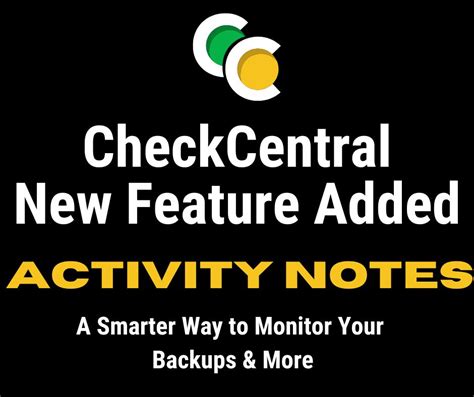 Were Pleased To Announce That You Can Now Add Notes To Activities In Checkcentral This Will