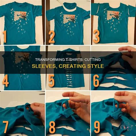 Transforming T Shirts Cutting Sleeves Creating Style Shunvogue