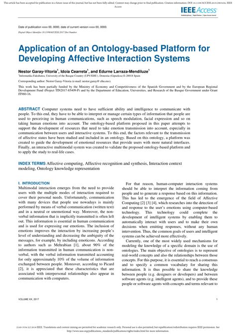 Pdf Application Of An Ontology Based Platform For Developing