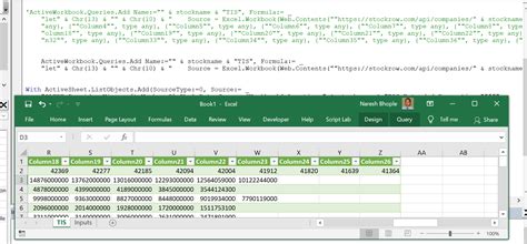 Excel Downloading Csv File From Api Which Can Have A Variable Number