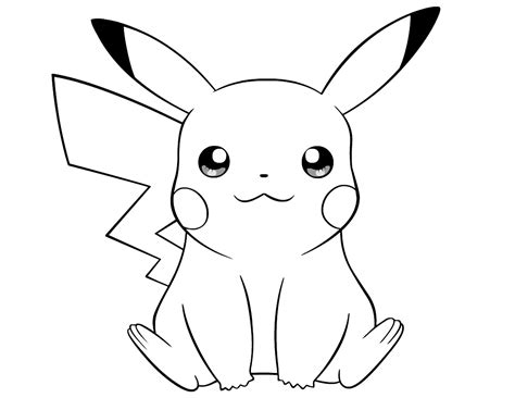 Dibujo De Pikachu Colorear Pokemon Dibujos Para Colorear Pokemon