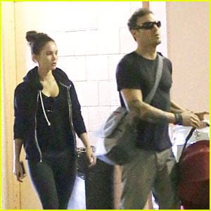 Megan Fox Brian Austin Green Checkup With Baby Noah Brian Austin Green Celebrity Babies