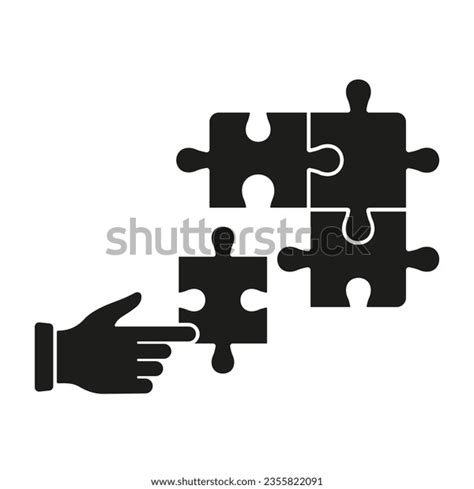 Brainstorming Process Problem Solving Puzzle Strategy Stock Vector Royalty Free