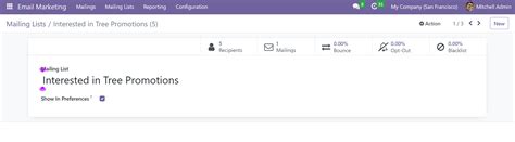 Mailing Lists In Odoo 16 Email Marketing App Odoo V16 Community