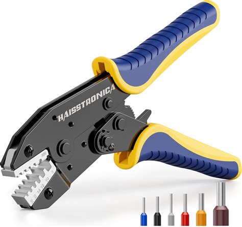 Haisstronica 6pcs Ratchet Wire Crimping Tool Set For Heat Shrink