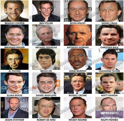 100 Pix Quiz Actors Level 21 Level 40 Answers Apps Answers Net