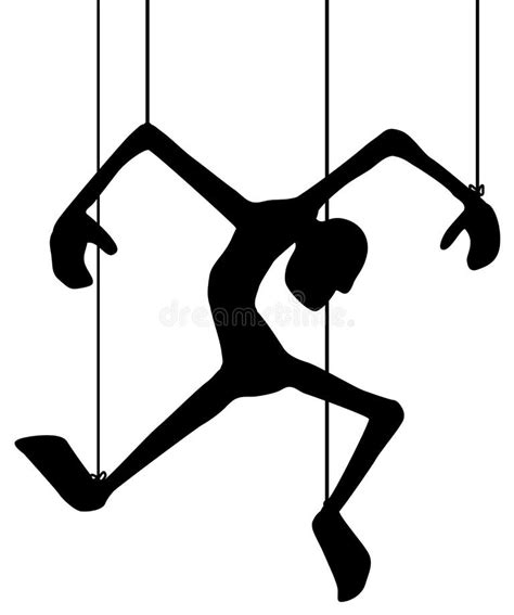 Puppet Strings Silhouette Stock Illustrations 66 Puppet Strings