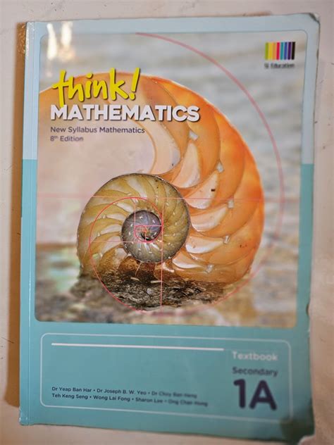 Sec 1 Math Textbook Hobbies And Toys Books And Magazines Textbooks On